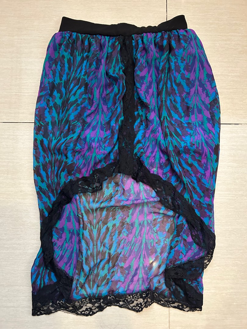 beach core fairycore mesh Robert Cavalli Summer Asymmetrical Animal ...