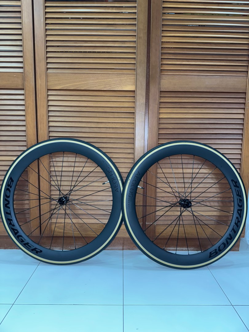 Bontrager Aeolus Pro 51 Road Bike / RB Carbon Wheel Set With Bontrager ...