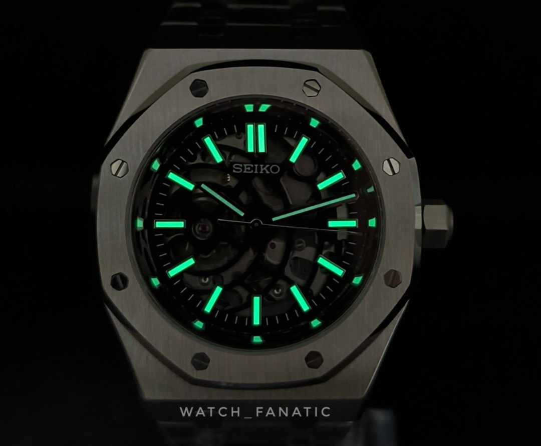 [BUILT] Seiko skeleton ap mod, Men's Fashion, Watches & Accessories ...