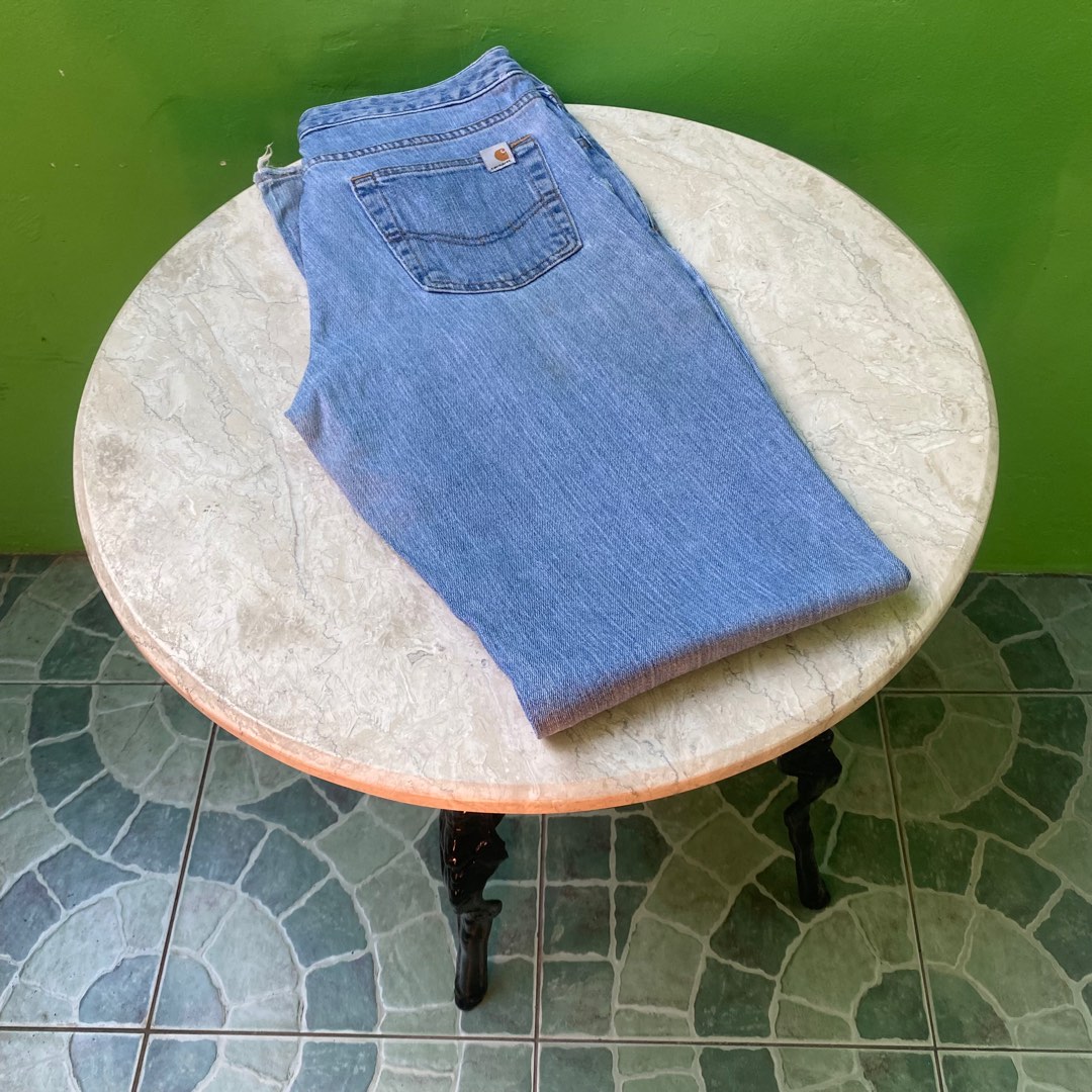 CARHARTT (WB041 FBI) ORIGINAL FIT DENIM PANTS, Women's Fashion, Bottoms ...