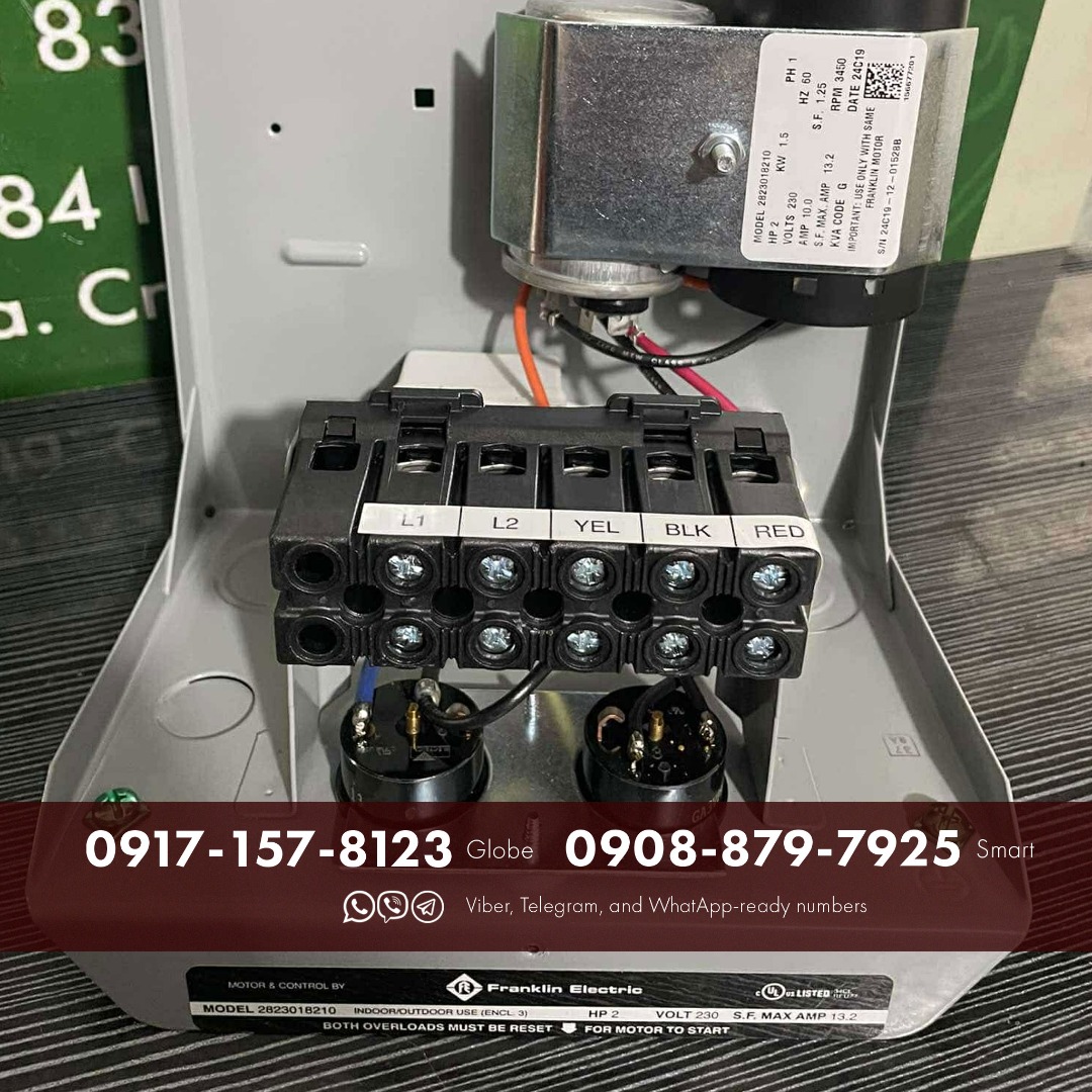 Control Box (Franklin Electric, 2HP), Commercial & Industrial ...