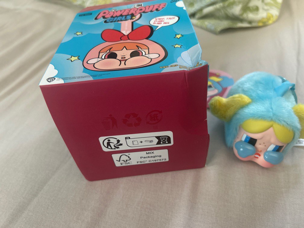 Crybaby x ppg popmart powerpuff girls keychain, Toys & Collectibles ...