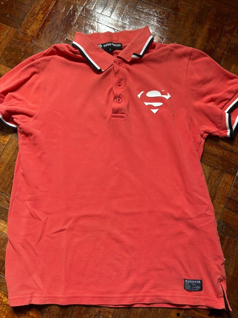 DC Superman polo shirt, Men's Fashion, Tops & Sets, Tshirts & Polo ...