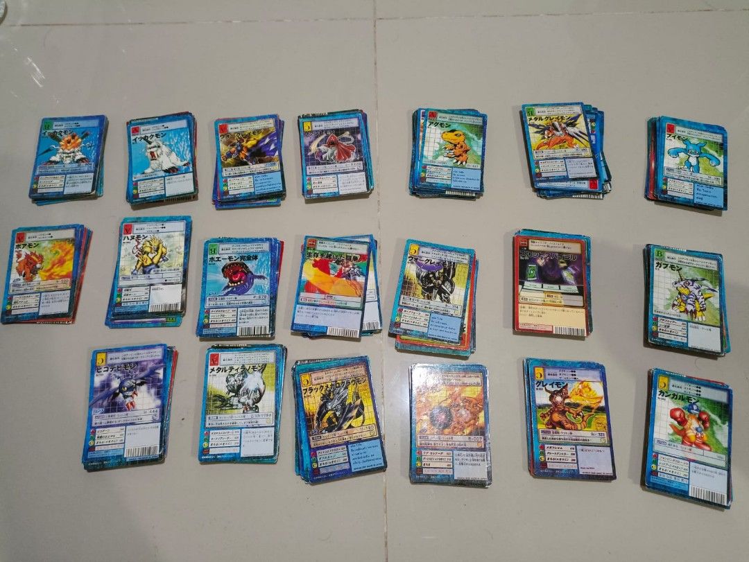 Digimon Adventure Card BANDAI 1999 JAPAN Digital Monster - 390 pcs ...