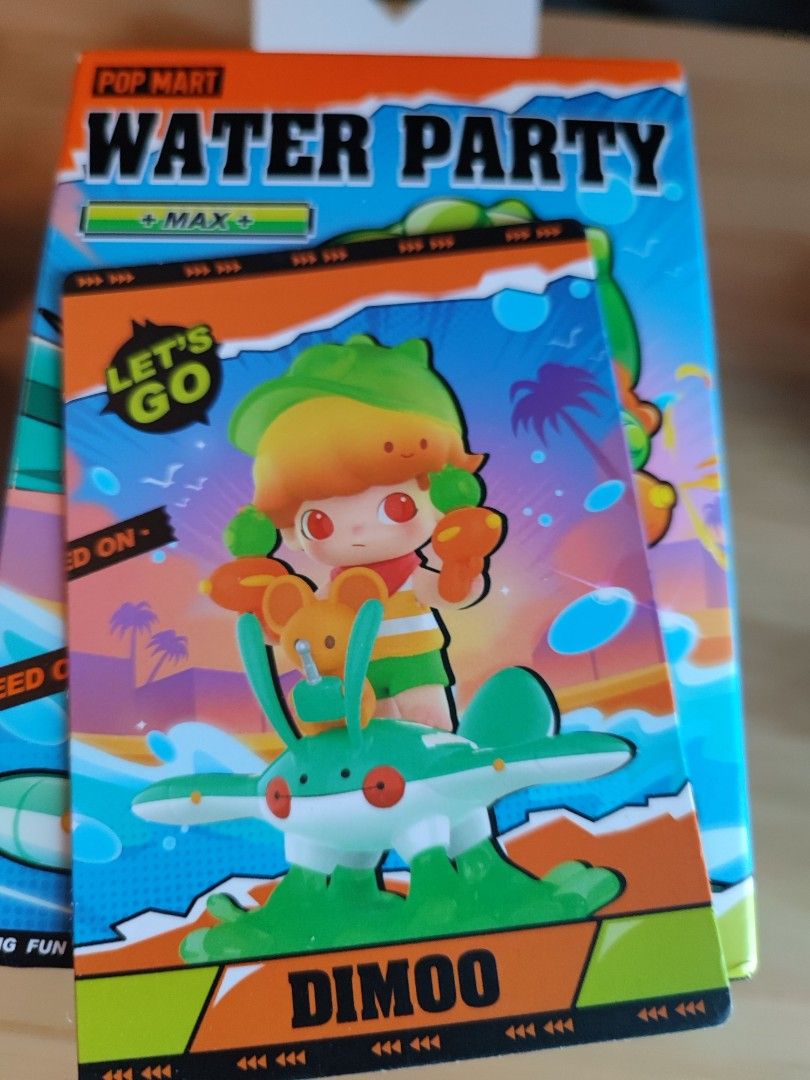 Dimoo Water papty popmart, 興趣及遊戲, 玩具 & 遊戲類 - Carousell
