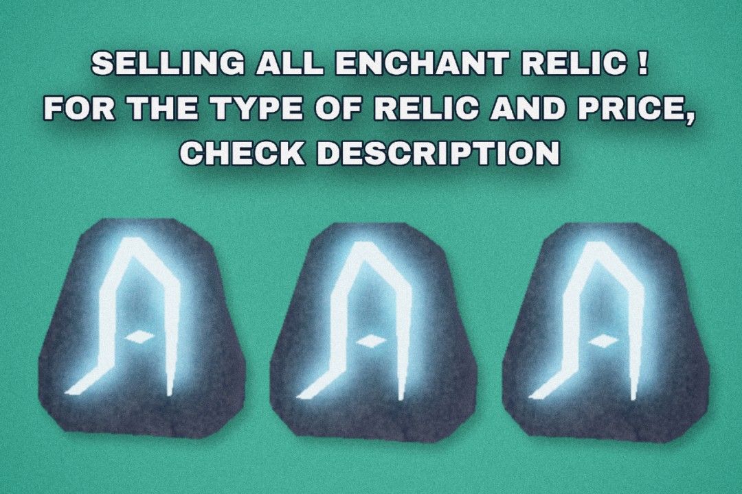 Enchant Relic ( FISCH ), Video Gaming, Video Games, Others on Carousell