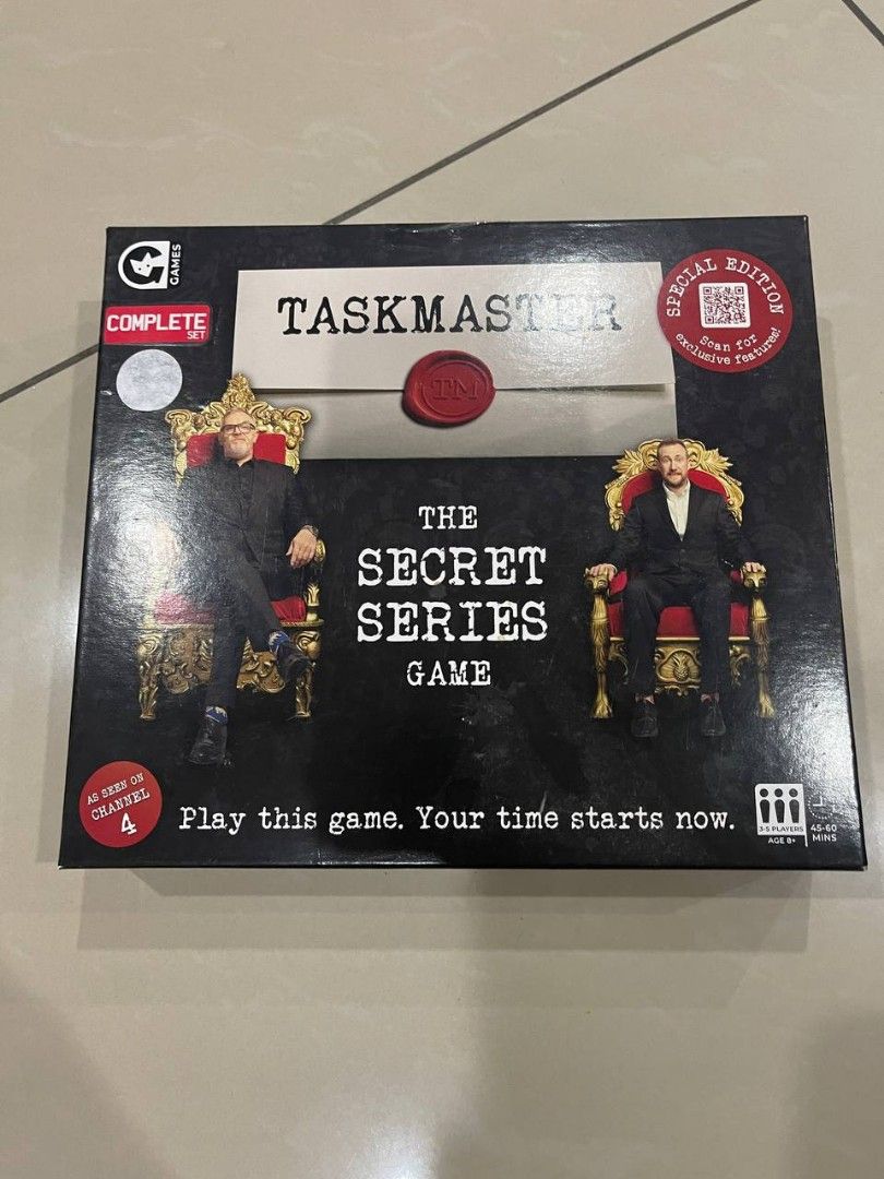 Ginger Fox Taskmaster Secret Series Board Game | Special Edition | Ultimate Family Fun ...