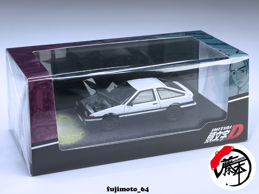 HOBBY JAPAN 1/64 TOYOTA SPRINTER TRUENO (AE86) / INITIAL D ENGINE ...
