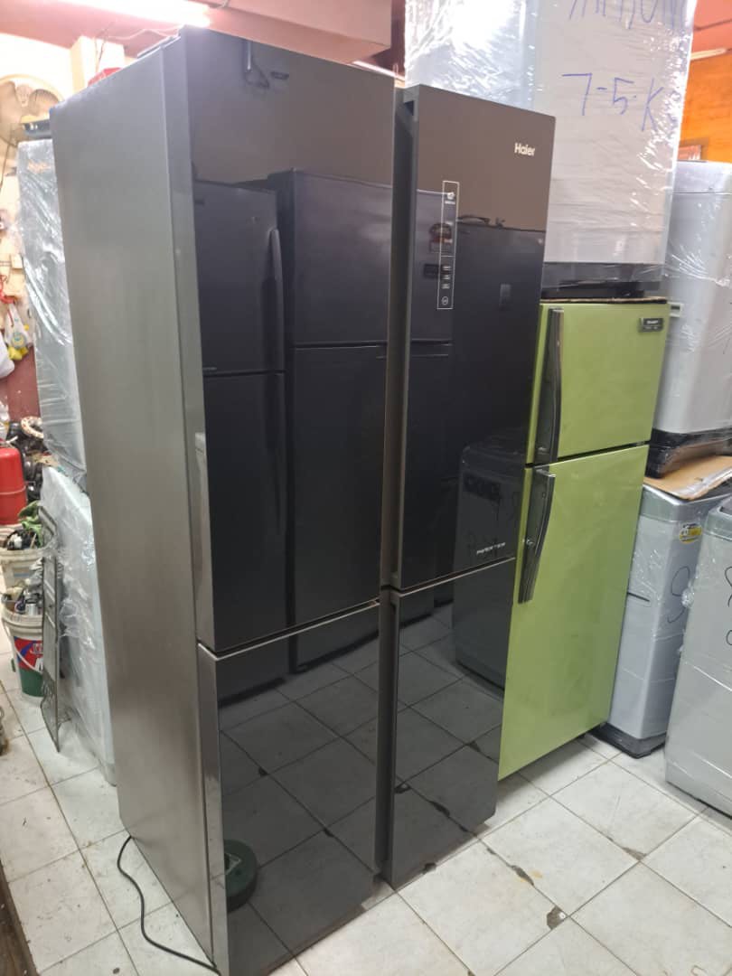 Hqier Fridge freezer 4door Good condition one month warntey ada, TV ...