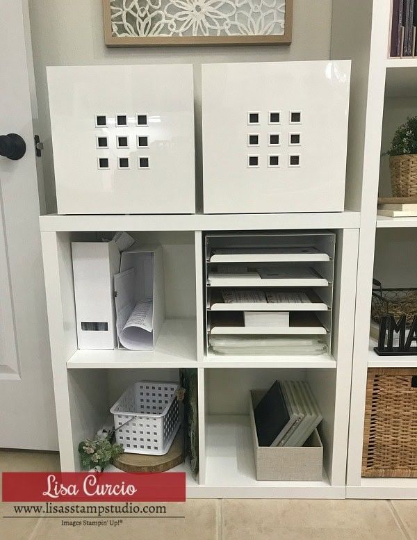 Ikea kallax 4 cubes with 2 boxes, Furniture & Home Living, Furniture ...