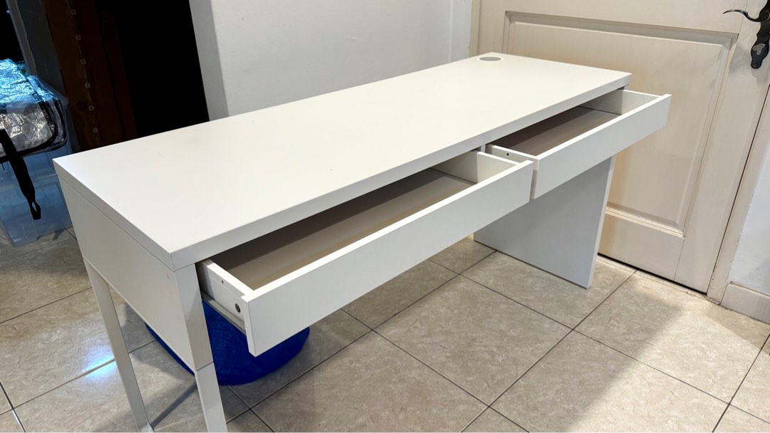 Ikea Micke Table, Furniture & Home Living, Furniture, Tables & Sets on ...