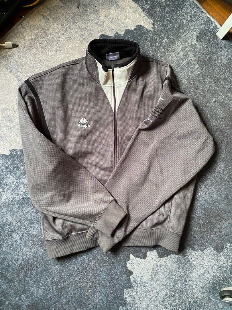 Kappa Boxy Track Top, Men's Fashion, Activewear on Carousell