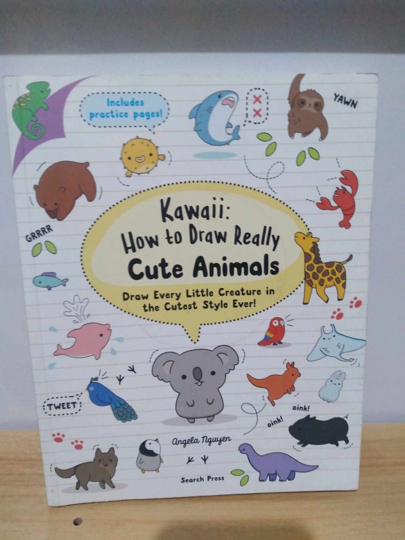 KAWAII: HOW TO DRAW REALLY CUTE ANIMALS, Hobbies & Toys, Books & Magazines, Children's Books on ...