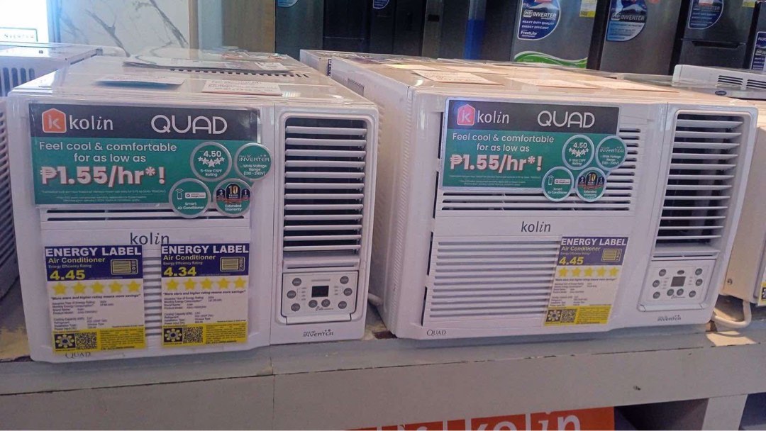 KOLIN WINDOW TYPE INVERTER AIR CONDITIONER, TV & Home Appliances, Air ...