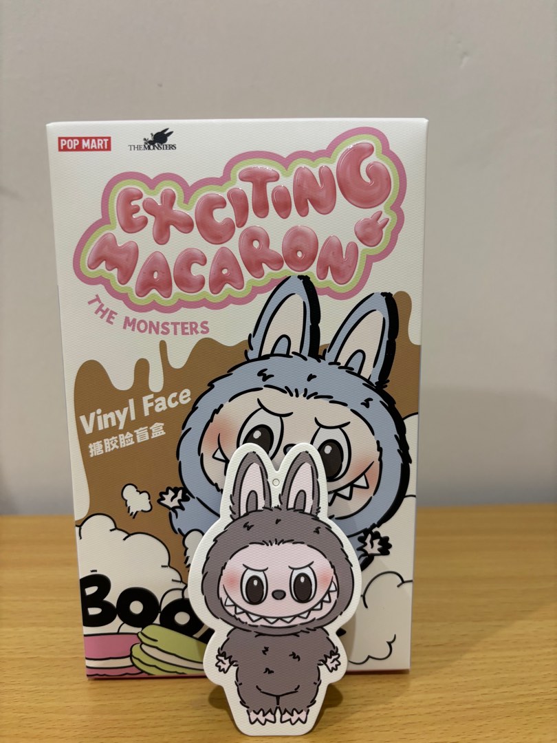 Labubu V1 Sesame Bean Bottom of the box opened, bag unopened., Hobbies ...