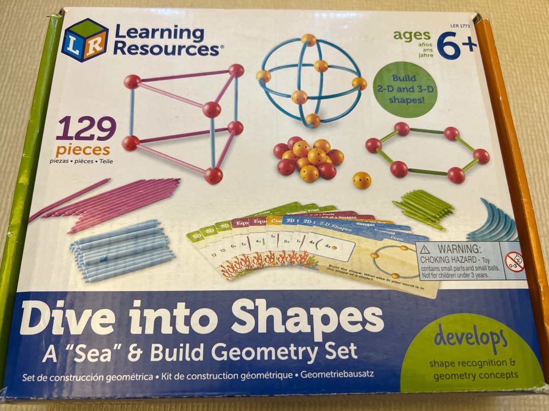 Learning Resources Dive into Shapes, 興趣及遊戲, 玩具 & 遊戲類 - Carousell