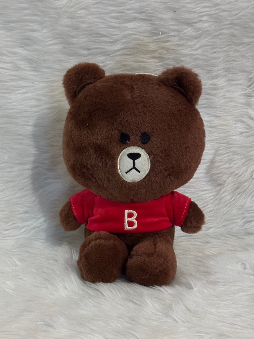 Line Friends Brown Plush Doll, Hobbies & Toys, Toys & Games on Carousell