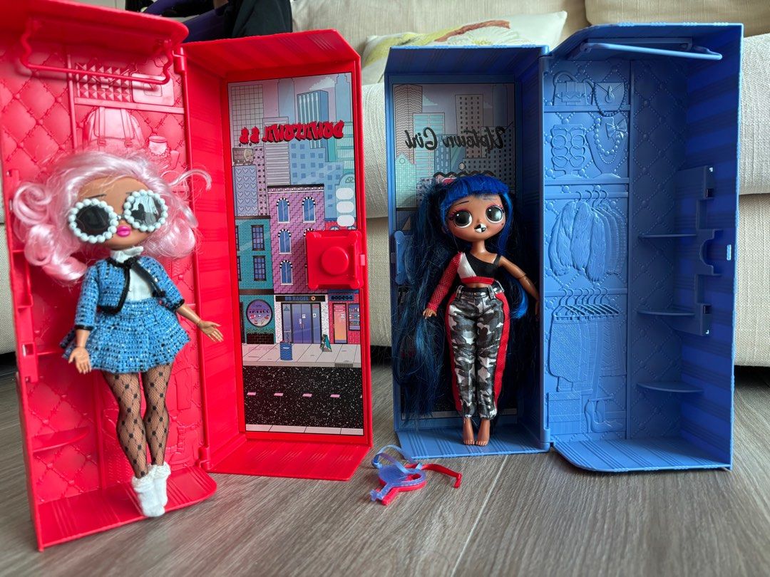 LOL Surprise OMG dolls with lockers & keys, 興趣及遊戲, 玩具 & 遊戲類 - Carousell