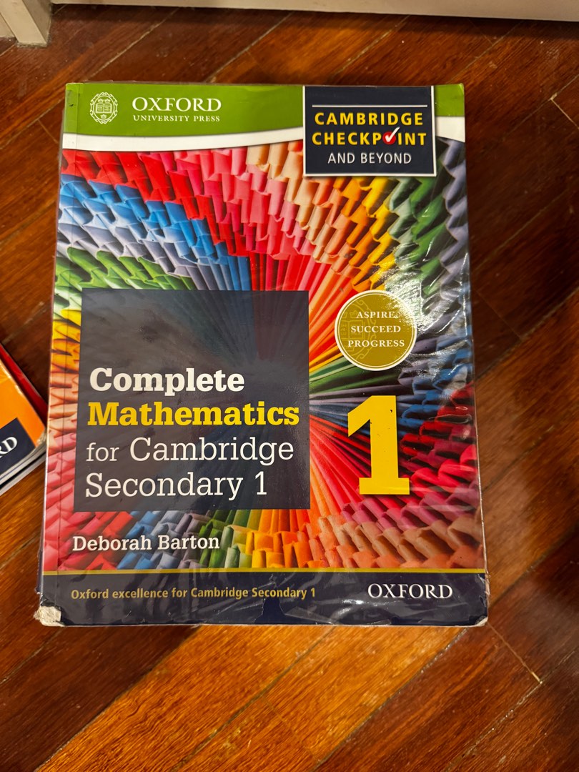 Lower secondary Cambridge Math textbook Year 7-9, Hobbies & Toys, Books ...