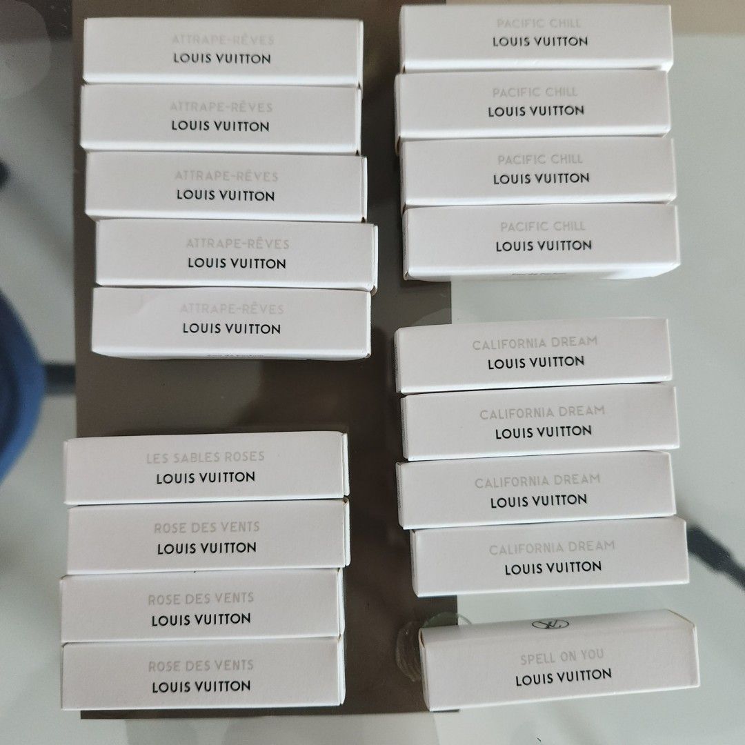 Louis Vuitton perfume sample LV 2ml EDP : Pacific Chill, L'immensite ...