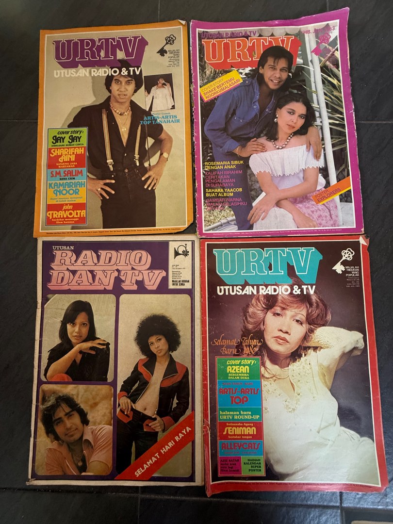 Majalah URTV Lama 1980an Artis Lama, Everything Else, Others on Carousell