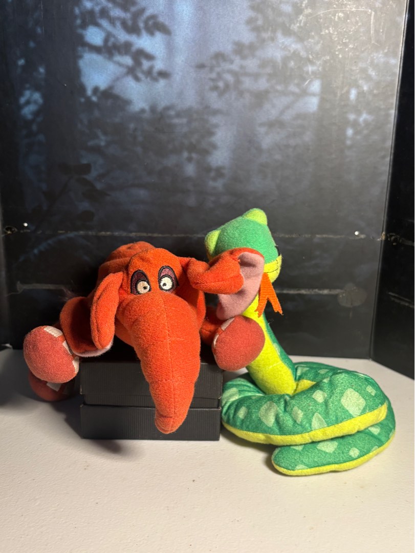 Mattel Tarzan Plush Set: Tantor and Jungle Snake, Hobbies & Toys, Toys ...