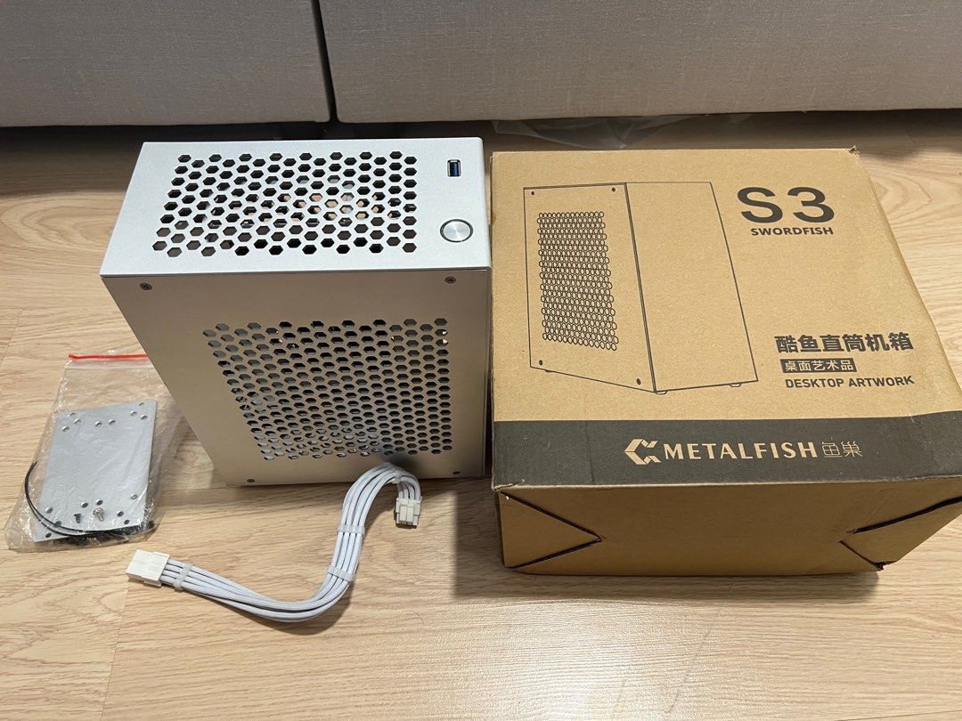 Metalfish S3 5.25L itx sff (include pcie 3.0 riser cable), Computers ...