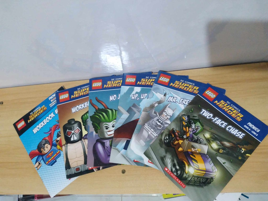(MINI BOOKS) EARLY READERS LEGO DC COMICS SUPER HEROES PHONICS, Hobbies ...