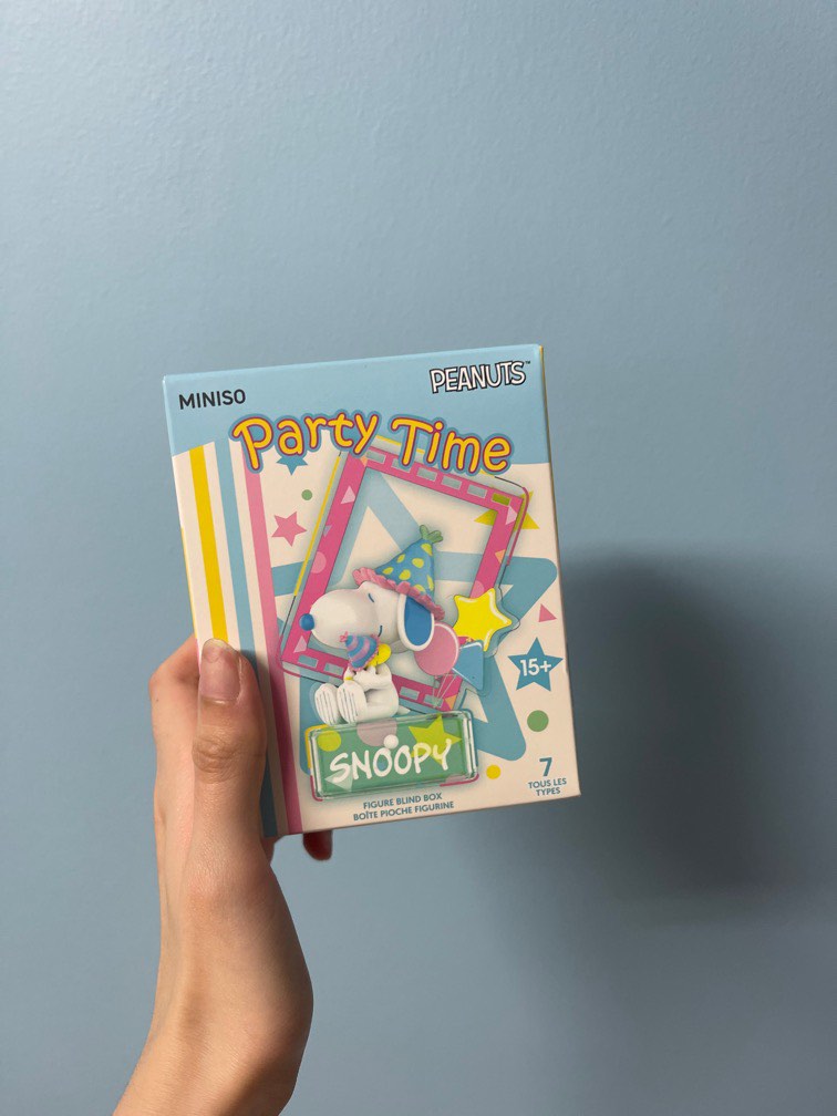 Miniso Snoopy party time, Hobbies & Toys, Toys & Games on Carousell