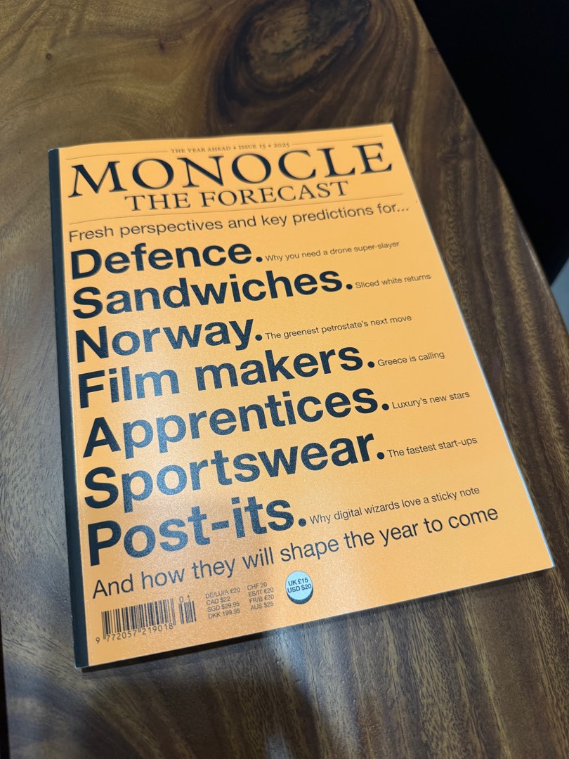 Monocle The Forecast 2025, Hobbies & Toys, Books & Magazines, Magazines on Carousell