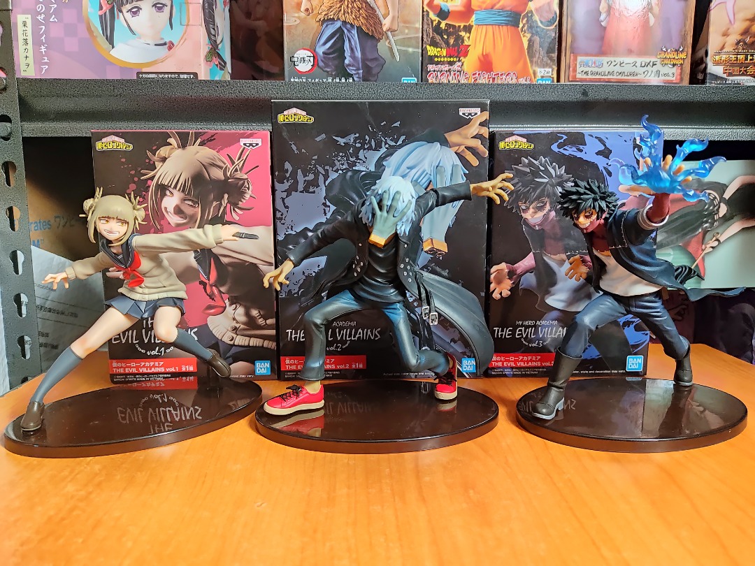 My Hero Academia MHA The Evil Villains Trio Tomura Shigaraki, Dabi ...