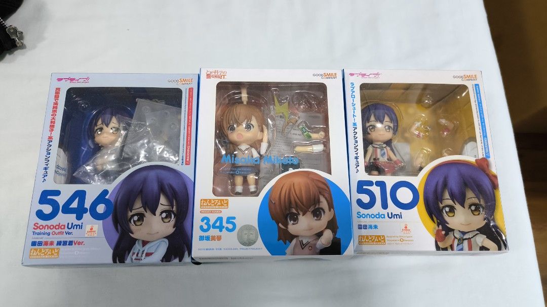 Nendoroids and Figma (Rushia, Umi Sonoda, Misaka Mikoto), Hobbies ...