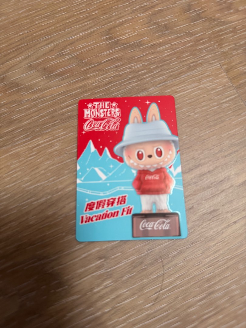 [Popmart] Coca Cola Labubu figurine (Vacation Fit), Hobbies & Toys ...