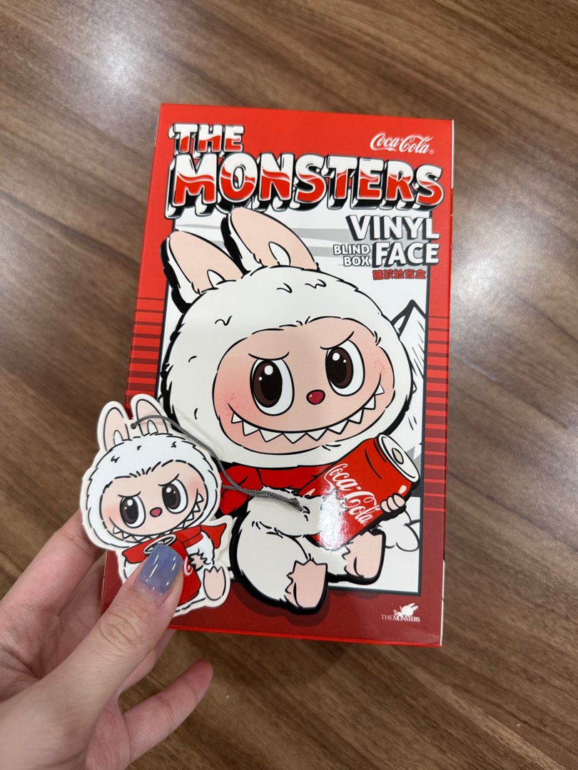 POPMART Labubu Coke Vinyl Face Plush Pendant Happy Factor, Hobbies ...