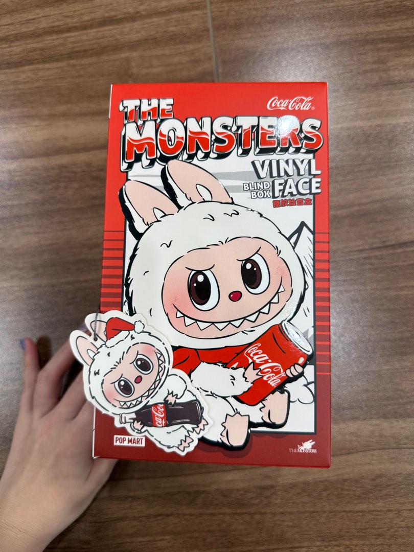 POPMART Labubu Coke Vinyl Face Plush Pendant Surprise Shake, Hobbies ...