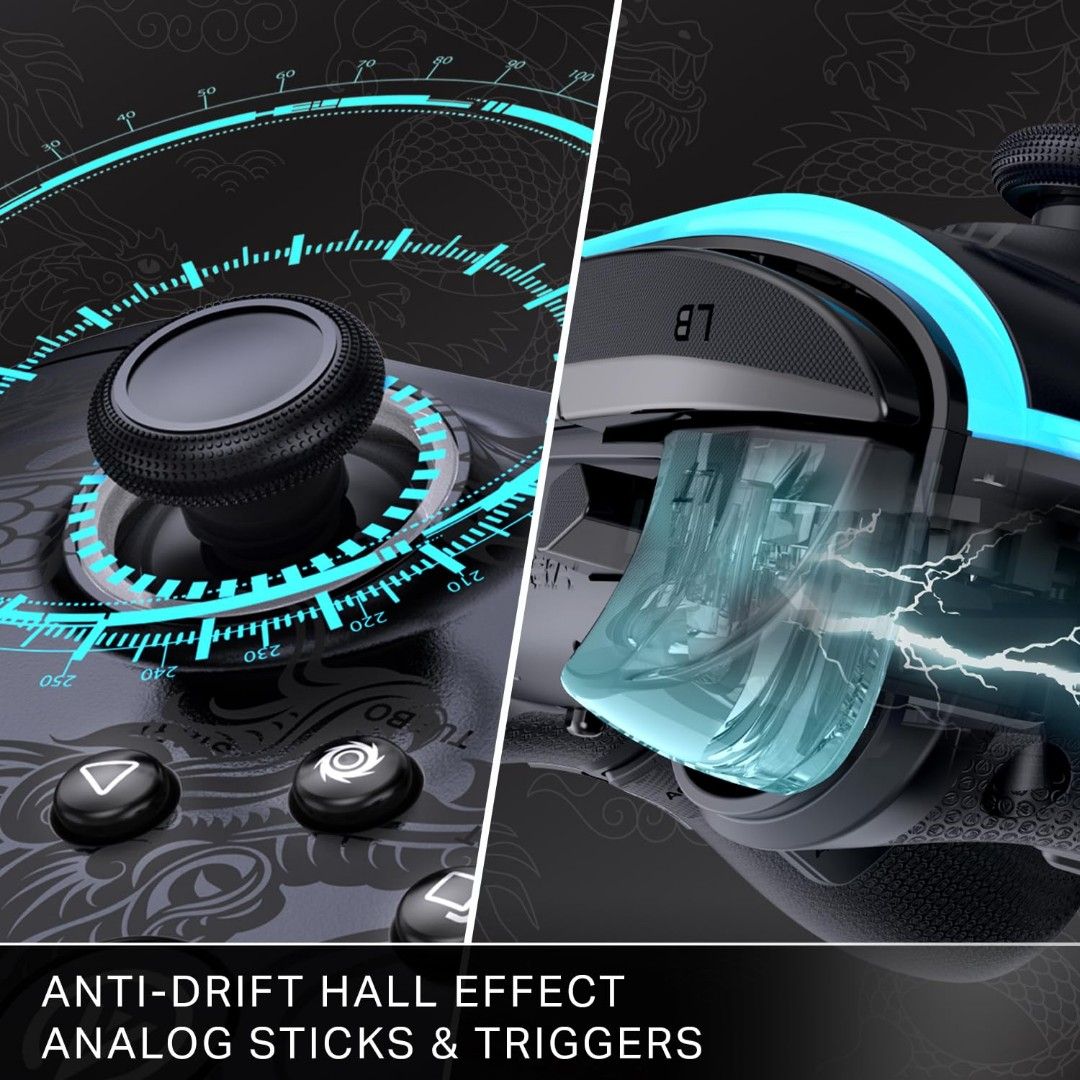 PowerA Battle Dragon™ Pro Wireless Controller with Lumectra for PC ...