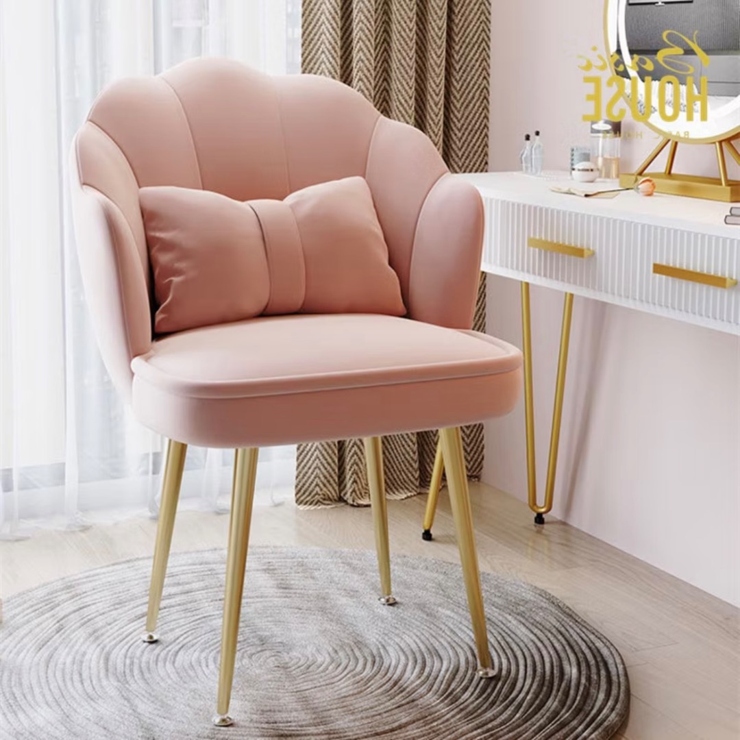 Premium Cushioned Dressing Chair | Cushion Seat Comfortable Vanity Sofa ...