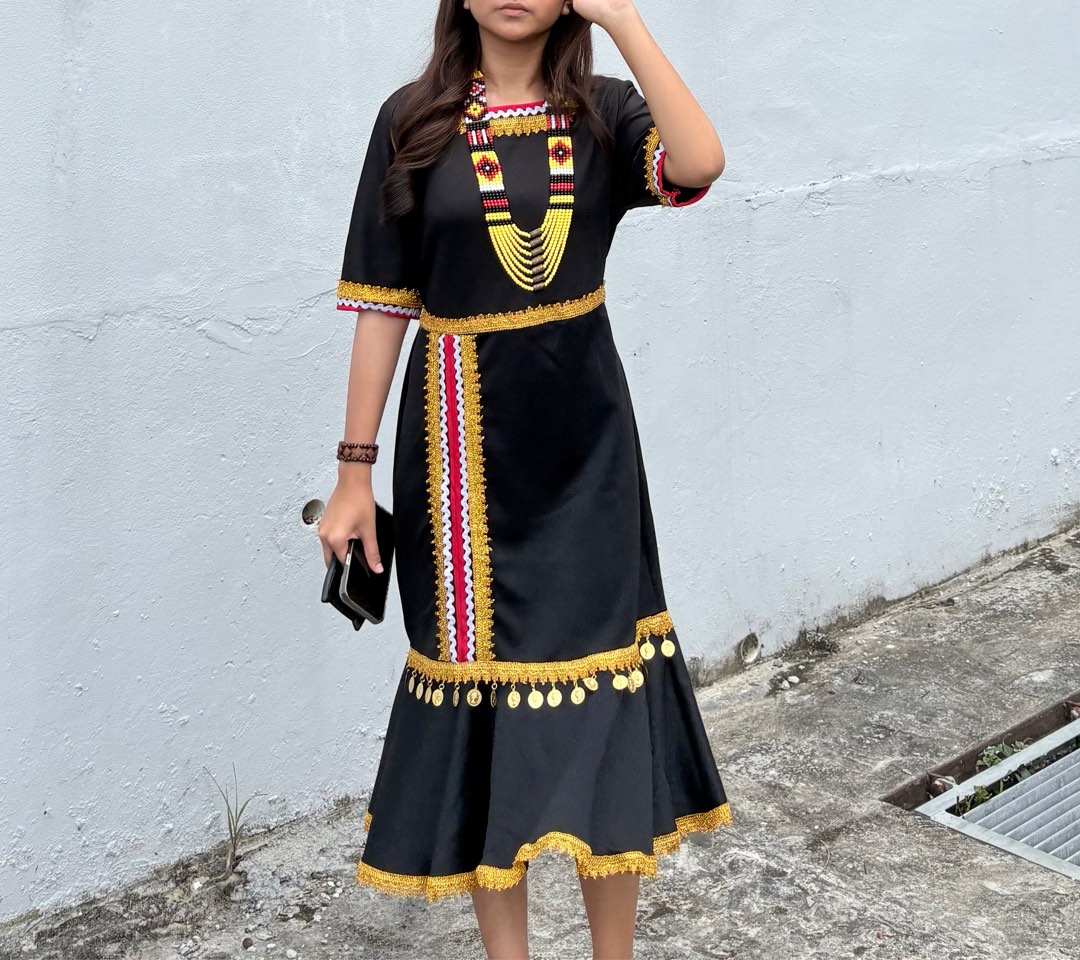 [RENT] Baju Tradisional Sarawak Bidayuh, Women's Fashion, Dresses ...