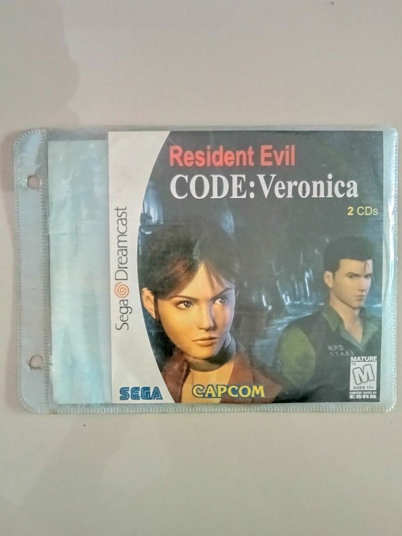 Resident Evil Code : Veronica 2 Disc Bootleg Sega Dreamcast, Video Gaming, Video Games, Others ...