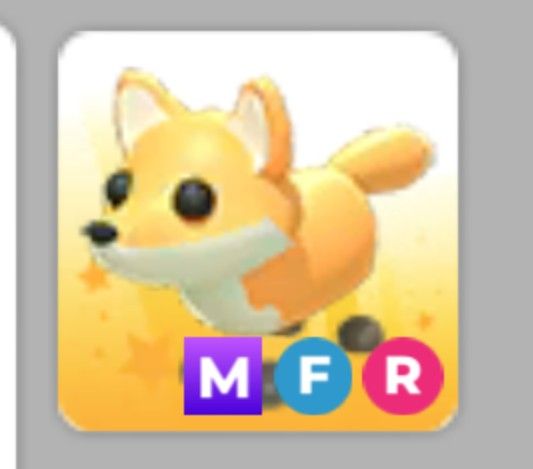 Roblox Adopt Me Mega Fly Ride Red Fox Adopt Me MFR Red Fox, Video ...