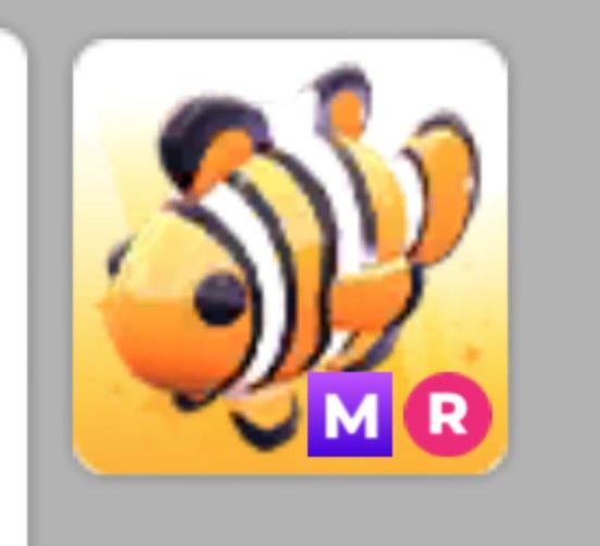 Roblox Adopt Me Mega Ride Clownfish Adopt Me MR Clownfish, Video Gaming ...