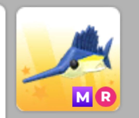 Roblox Adopt Me Mega Ride Swordfish Adopt Me MR Swordfish, Video Gaming ...