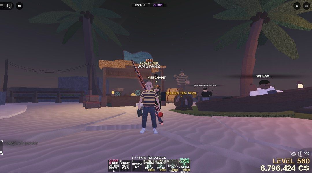 ROBLOX FISCH ACCOUNT, Video Gaming, Video Games, Others on Carousell