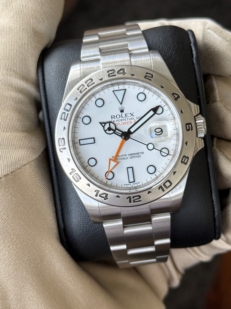 Rolex Explorer 2 Polar White, Luxury, Watches on Carousell