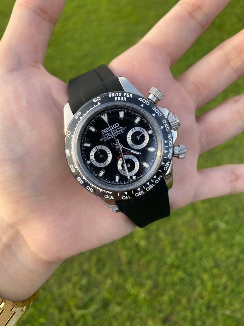 Seiko Daytona Congo Oysterflex, Men's Fashion, Watches & Accessories ...
