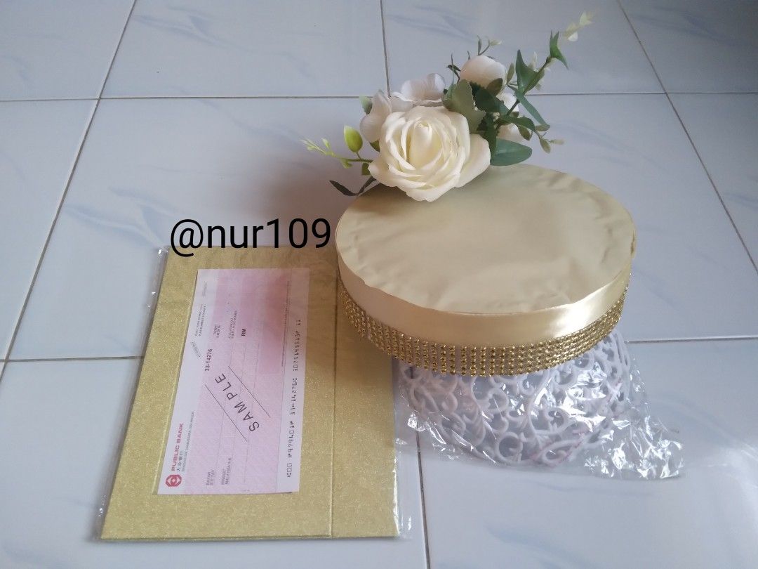 Set Frame Cheque Mas Kahwin Simple dan Cantik Siap Gubahan, Looking For ...