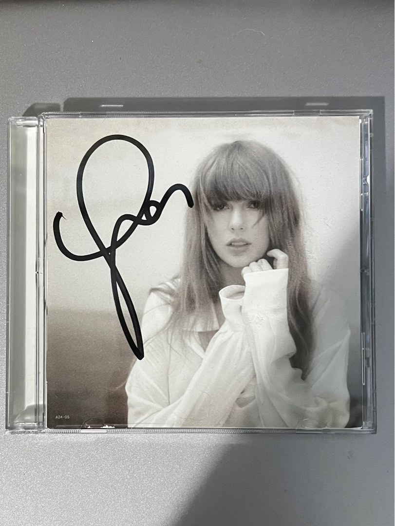 Signed TTPD - Taylor Swift, Hobbies & Toys, Music & Media, CDs & DVDs ...