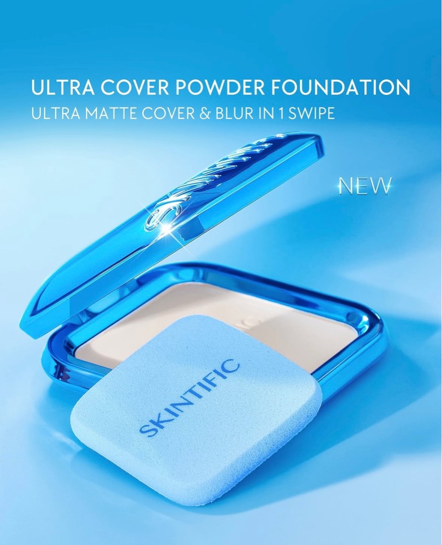 Skintific Ultra Powder Foundation, Beauty & Personal Care, Face, Makeup ...