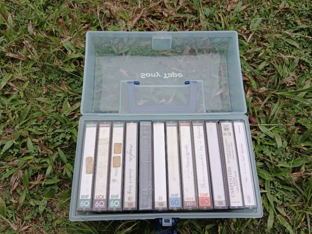 Sony case tape cassette kaset box ONLY BOX, Audio, Other Audio ...