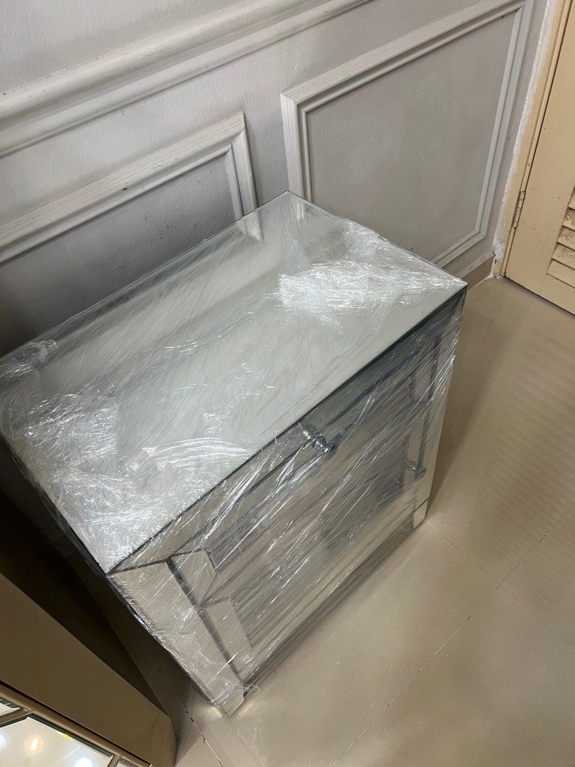 Ssf glass side cabinet, Furniture & Home Living, Furniture, Shelves ...